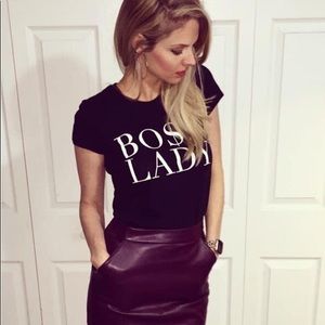 Express | Tops | Nwt Boss Lady Tshirt | Poshmark